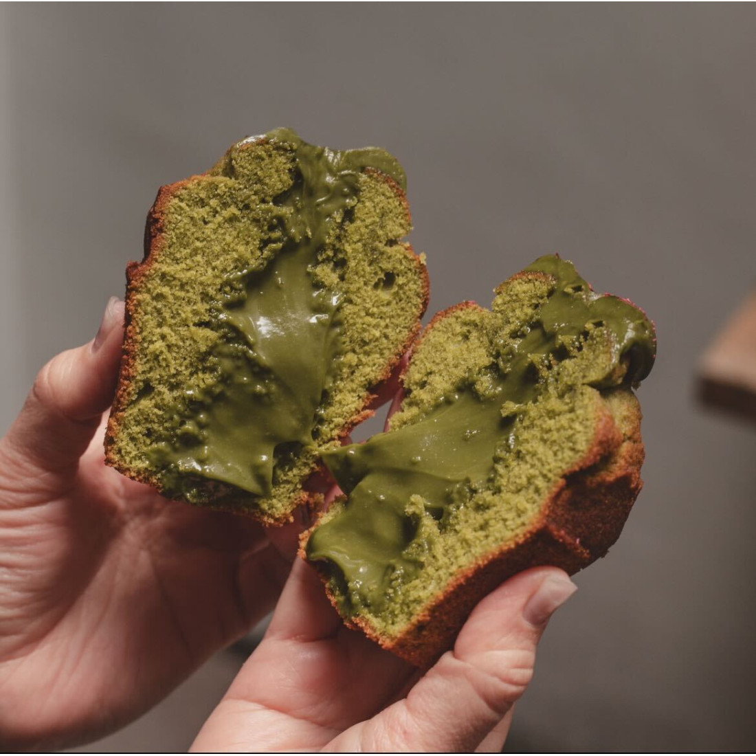 Matcha Lava Muffin - Edith Patisserie