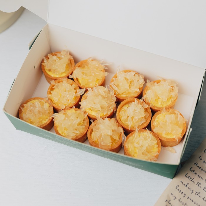 Mini Mango Pomelo Fruit Tarts - Delivery in Singapore | Edith Patisserie