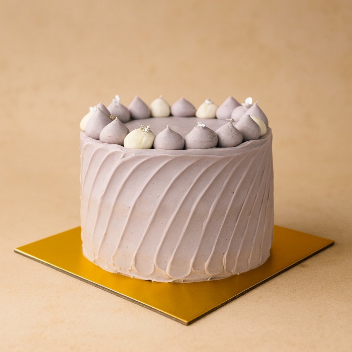 Taro Mochi Cake (4/6/8/10/12 inch) - Edith Patisserie